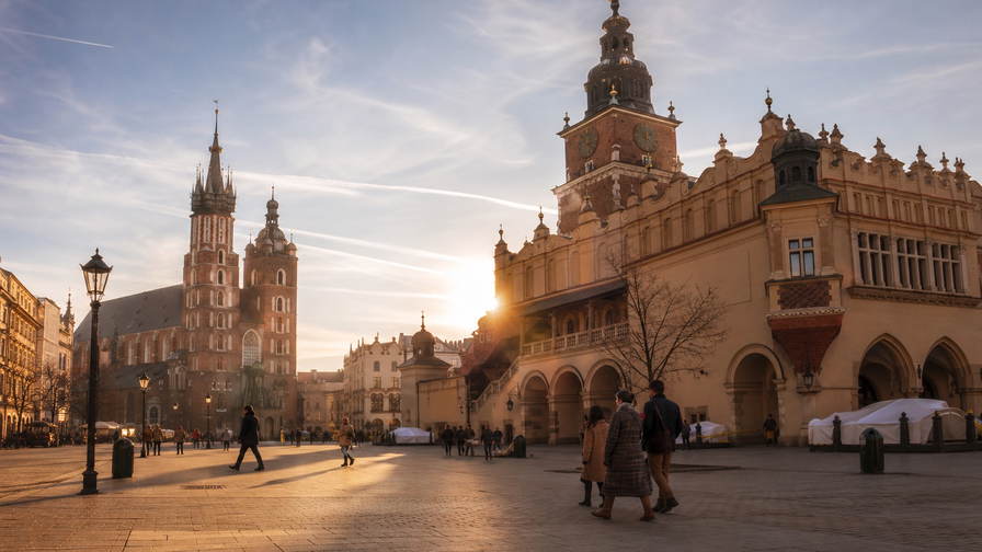 Priser i Krakow, Polen 2026 - öl, måltid, hotell (PLN)